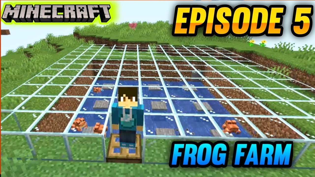 Minecraft Java Edition Gameplay | Building Frog Farm | Episode 5 ...