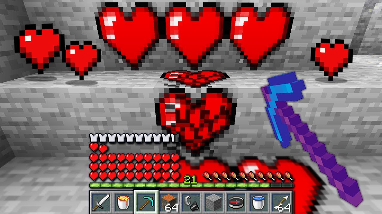 Minecraft UHC but you can mine health.. - Minecraft videos