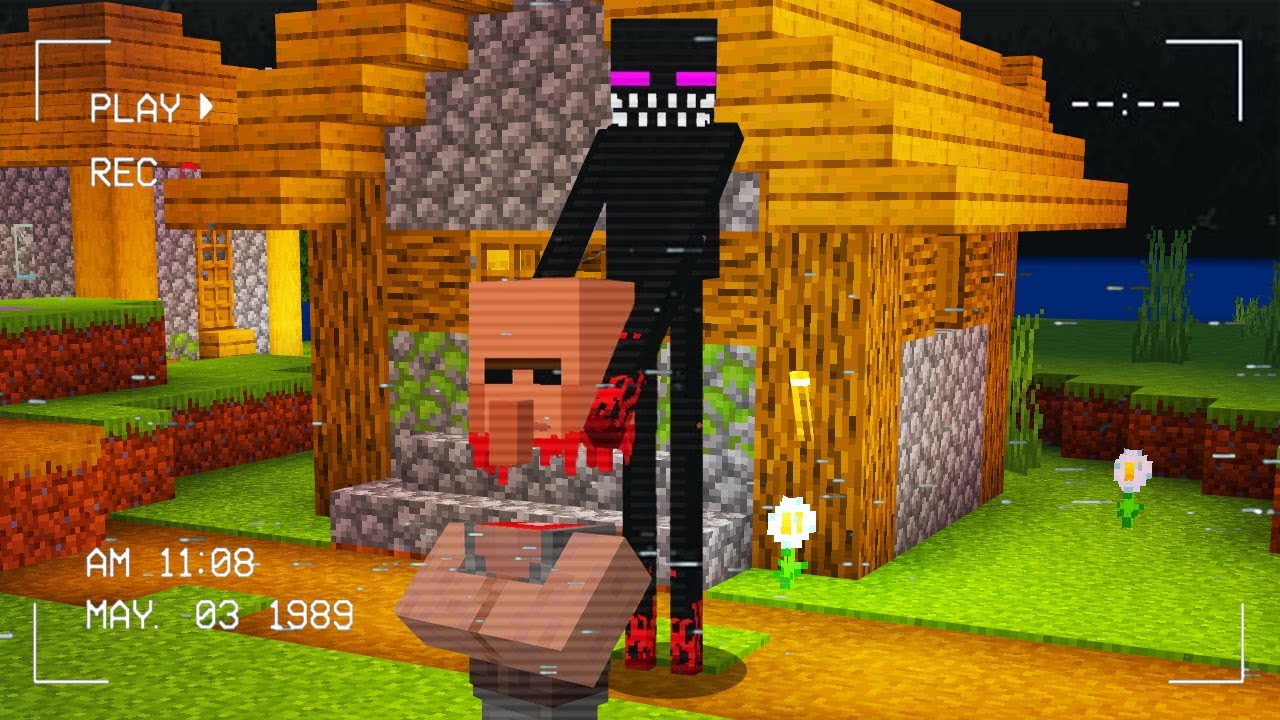 Minecraft: What IS This SCARY ENDERMAN Doing In This VILLAGE?(Ps5 ...
