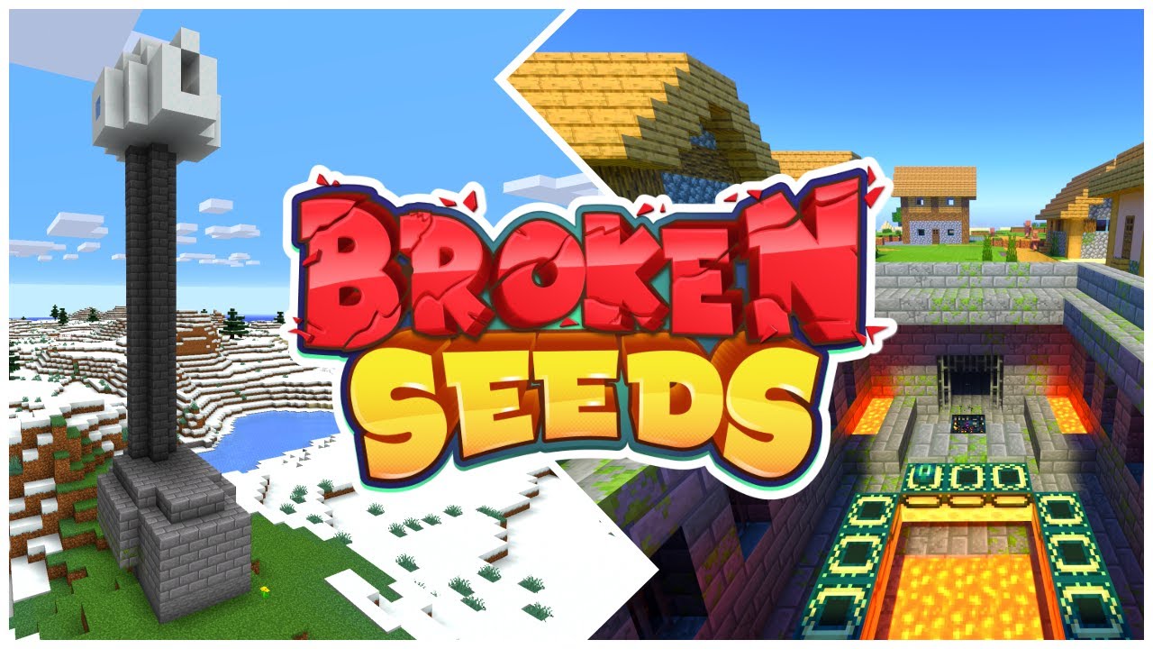 Minecraft's Most Broken Seeds! | Above Ground Igloo Basement, Surface ...