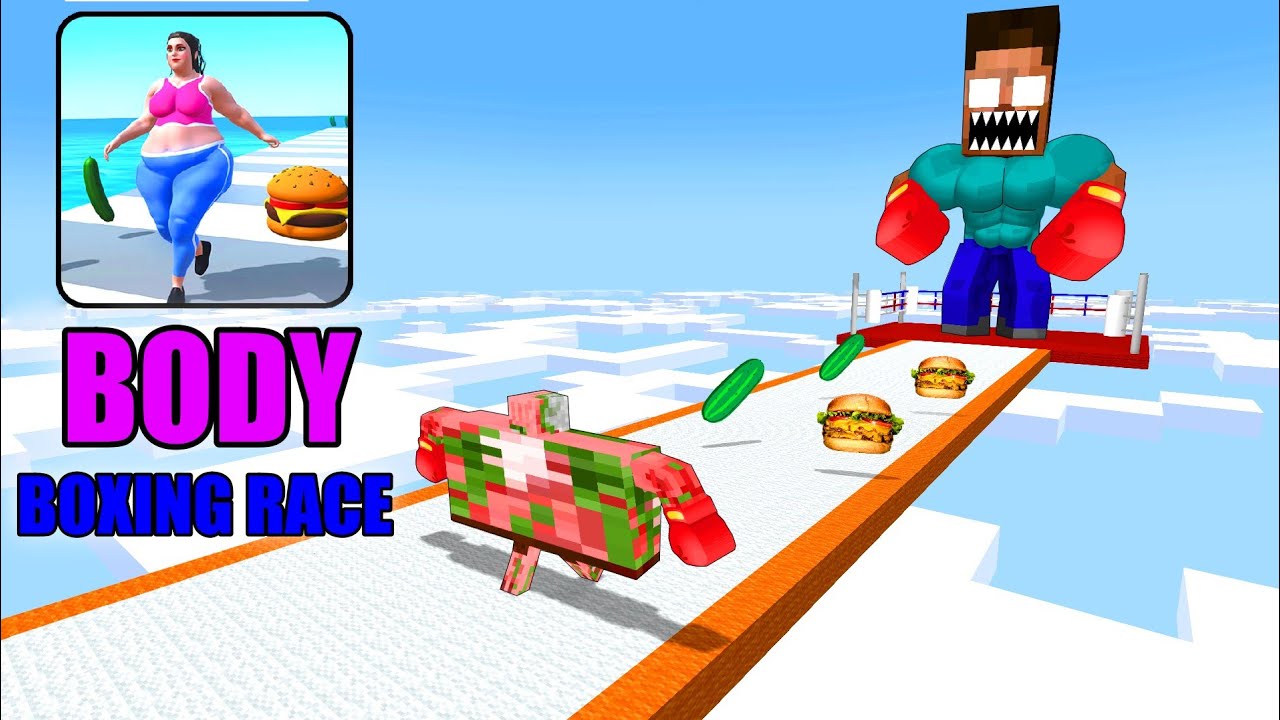 Monster School : BODY BOXING RACE CHALLENGE - Minecraft Animation ...