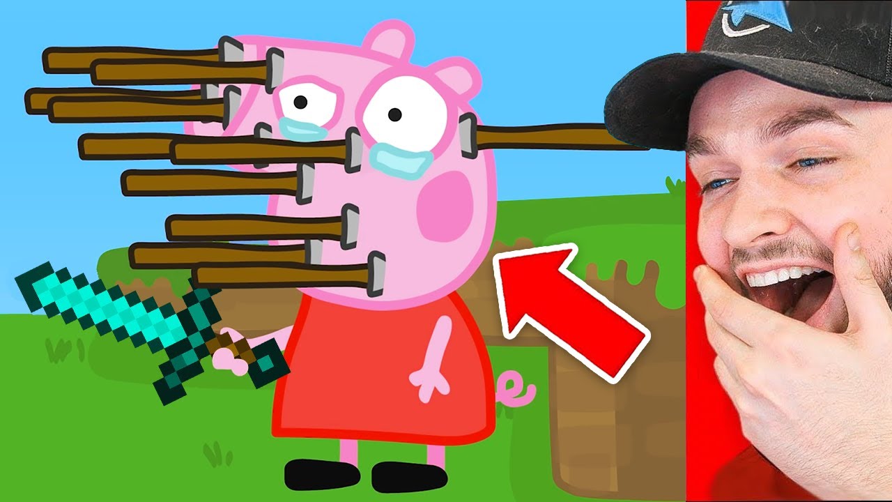 Peppa Pig Plays Minecraft! (Funny Animation) - Minecraft videos