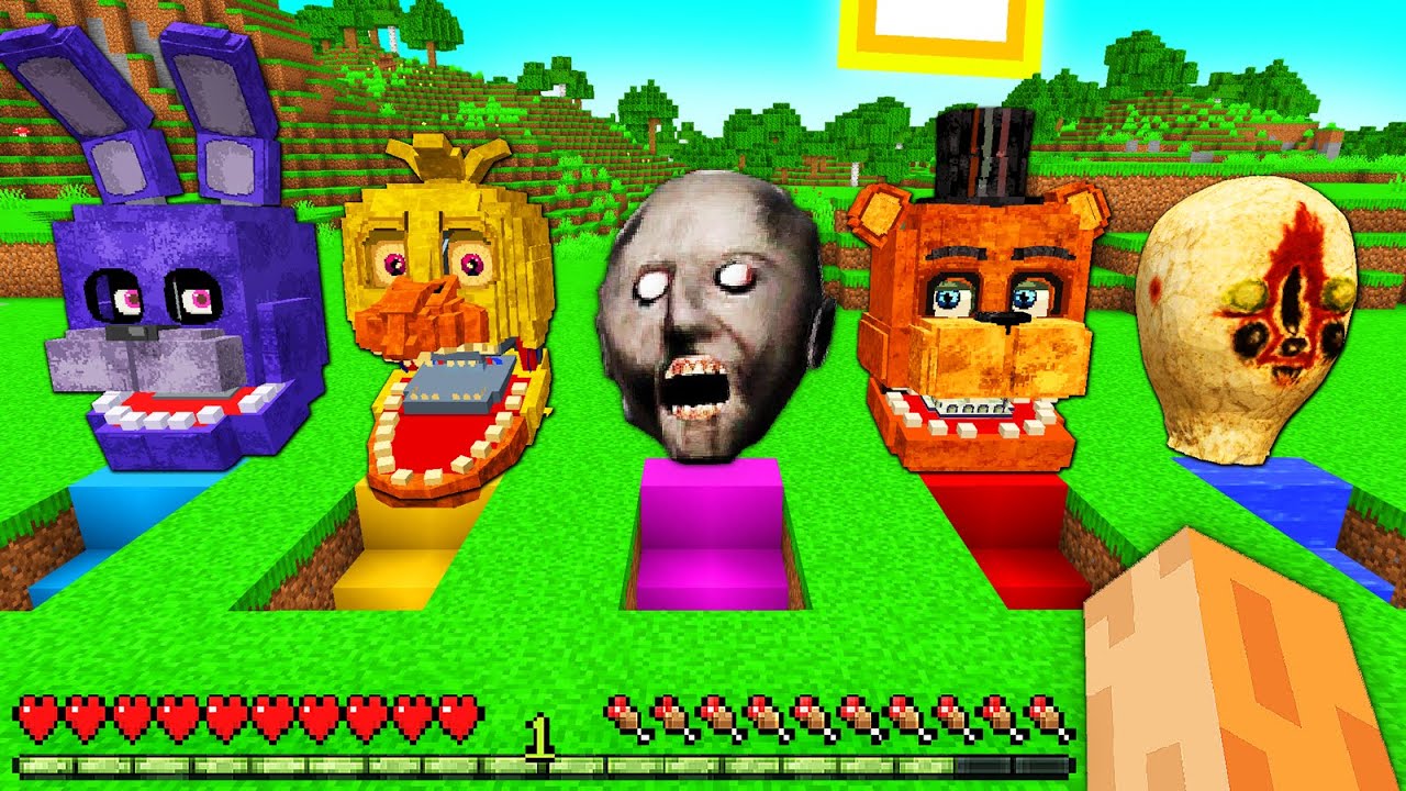 Super Secret SCP Random Tunnel in Minecraft Minion FNAF mommy long legs ...