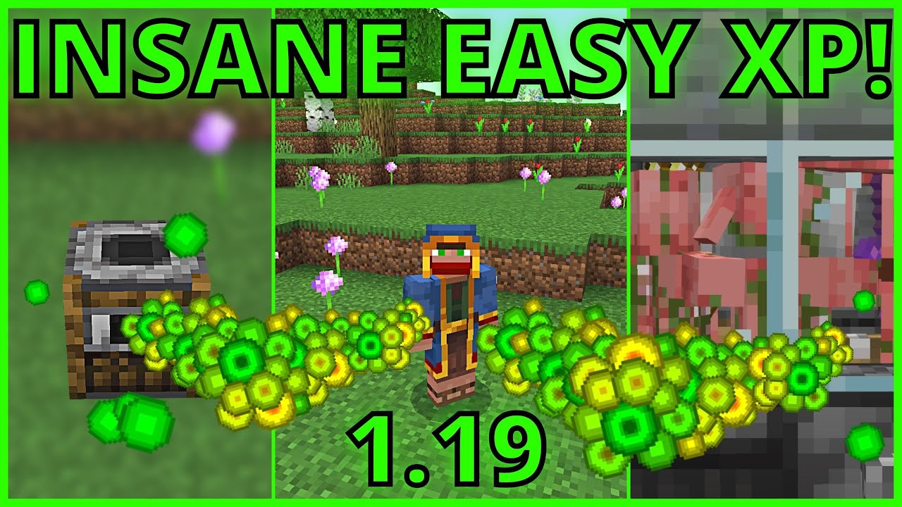 THE NEW 3 BEST XP FARMS are INSANE! | for Minecraft 1.19 Bedrock ...
