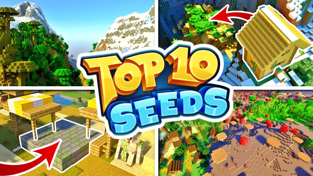 TOP 10 BEST NEW SEEDS For Minecraft Bedrock Edition 1.17.34 ...