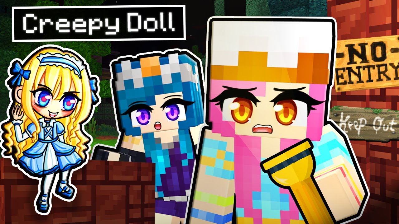 The CREEPY LITTLE DOLL in Minecraft! - Minecraft videos