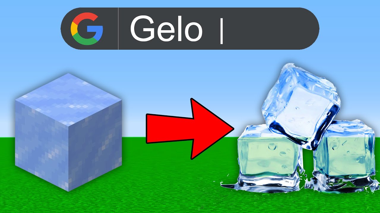 Criei um Minecraft usando o GOOGLE! - Minecraft videos