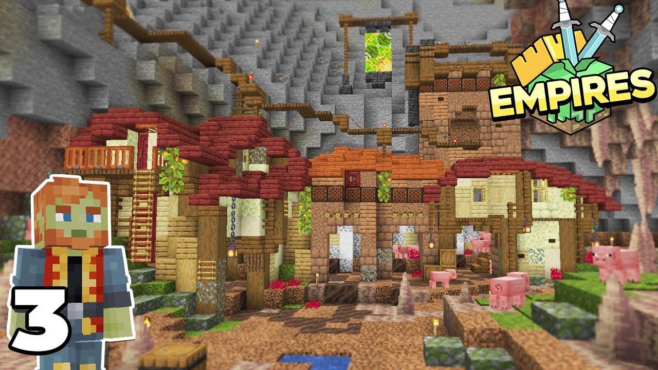 Empires 2 : I Built an ANIMAL BARN in Minecraft 1.19 Survival Let's ...