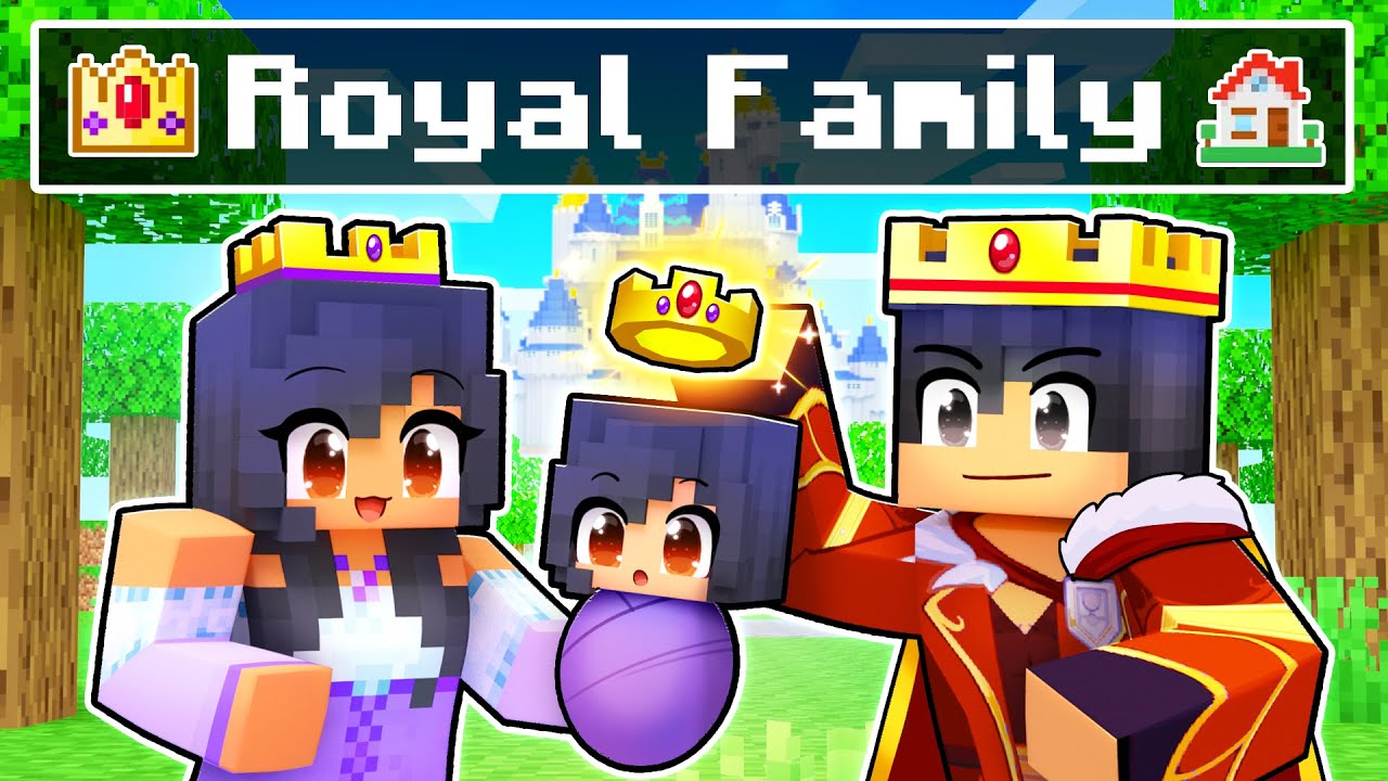 FOUND by the ROYAL FAMILY in Minecraft! - Minecraft videos