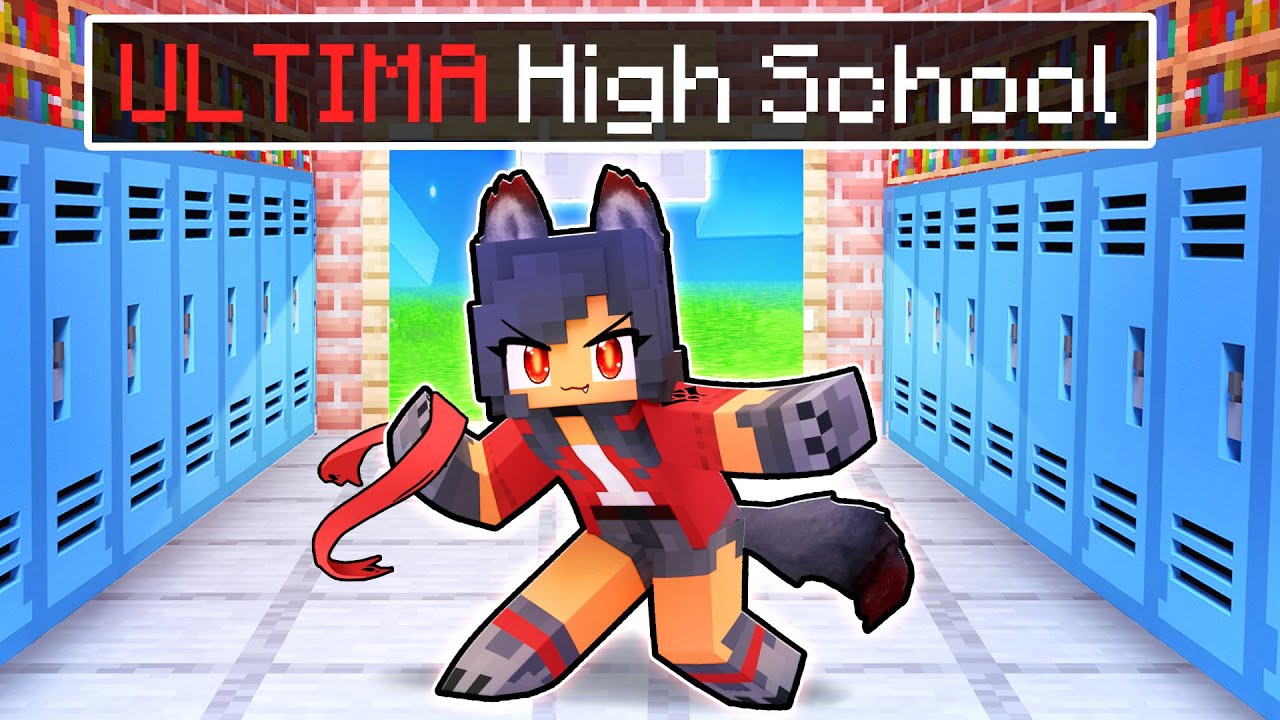 Going to ULTIMA WOLF School In Minecraft! - Minecraft videos