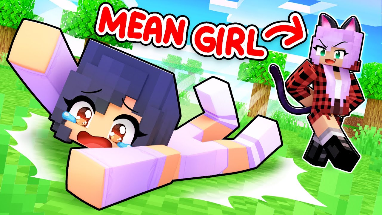 HURT By The MEAN GIRLS In Minecraft! - Minecraft videos