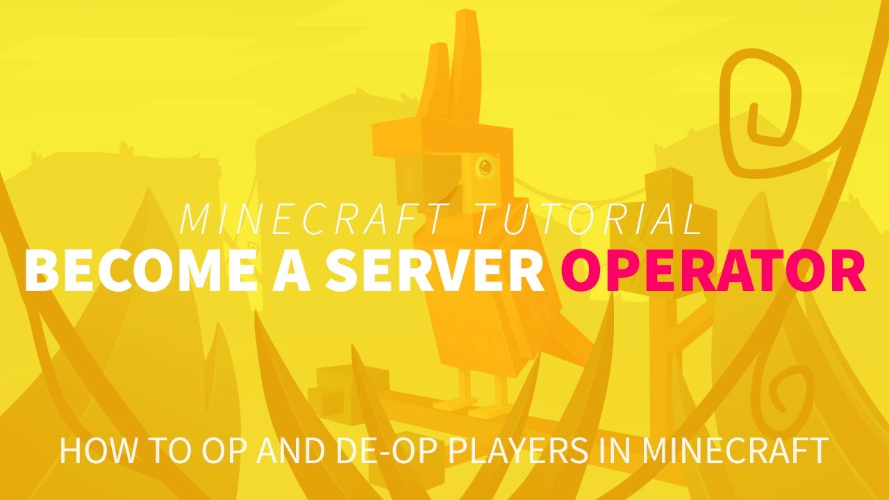 How to OP and De-OP Players on Minecraft Servers - Minecraft videos