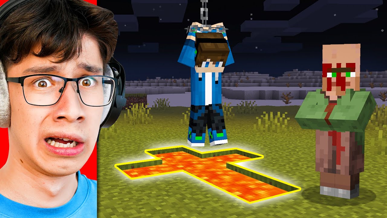 I Fooled My Friend as BLOOD VILLAGER in Minecraft - Minecraft videos