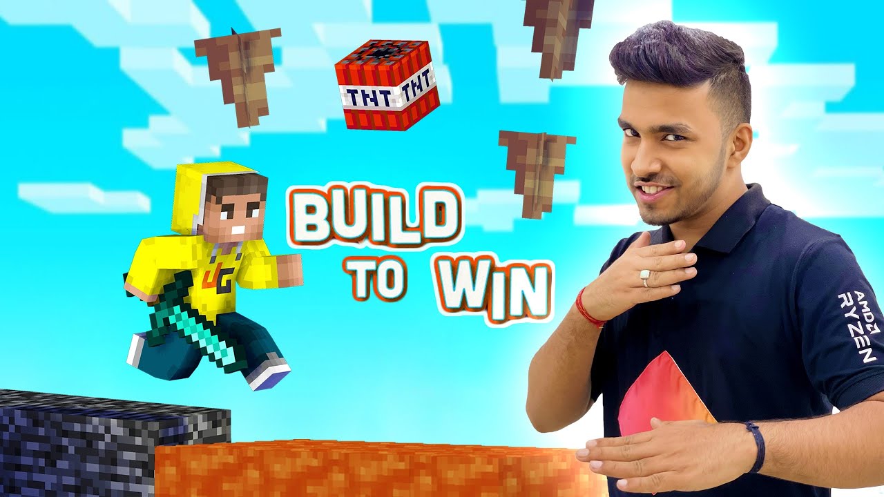 MINECRAFT, BUILD TO WIN LIVE | UJJWAL - Minecraft videos