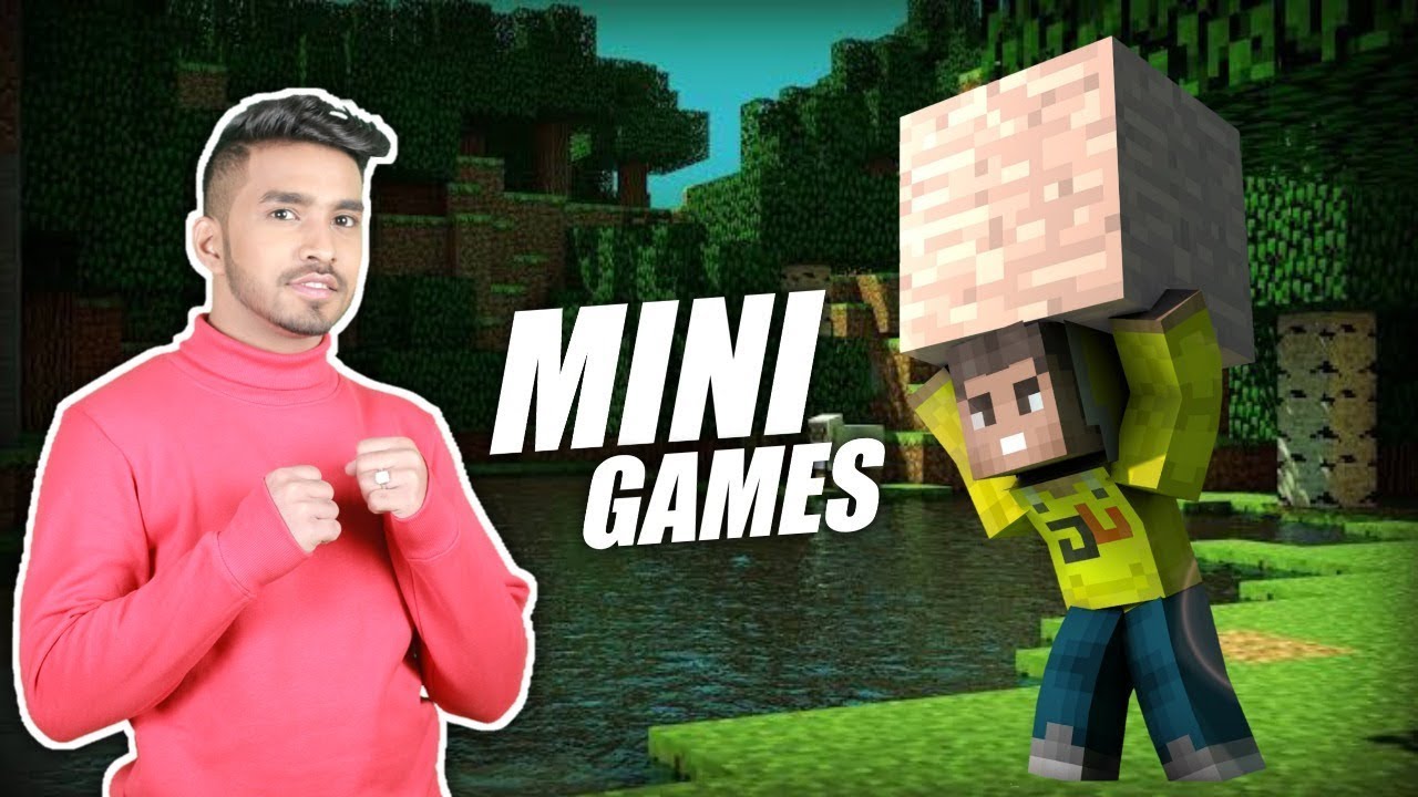 MINECRAFT MINI GAMES & BED WARS | UJJWAL GAMER - Minecraft videos