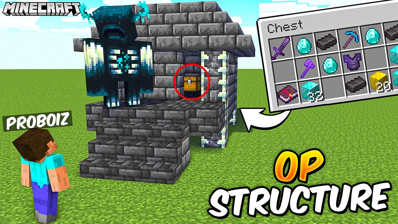 Minecraft But I Can Craft New OP STRUCTURES... - Minecraft videos