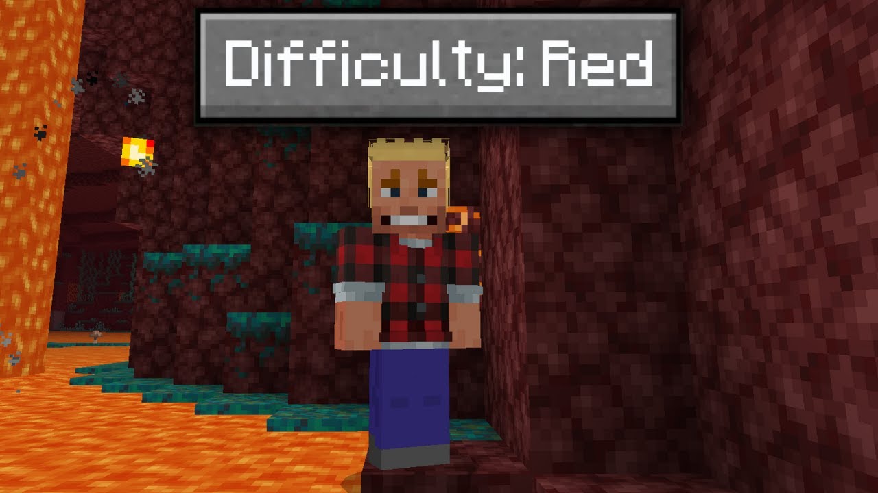 Minecraft, But I Can Only Touch Red - Minecraft videos