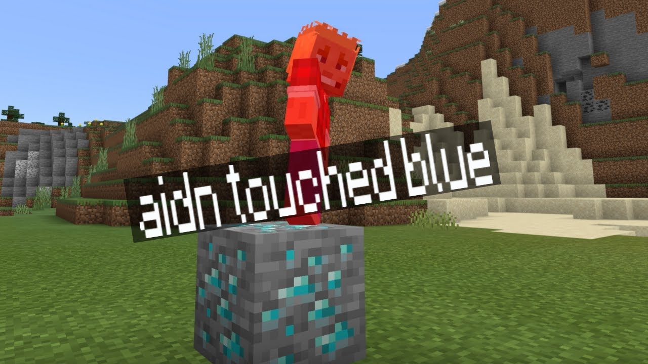 Minecraft, But You Can't Touch The Color Blue.. - Minecraft videos
