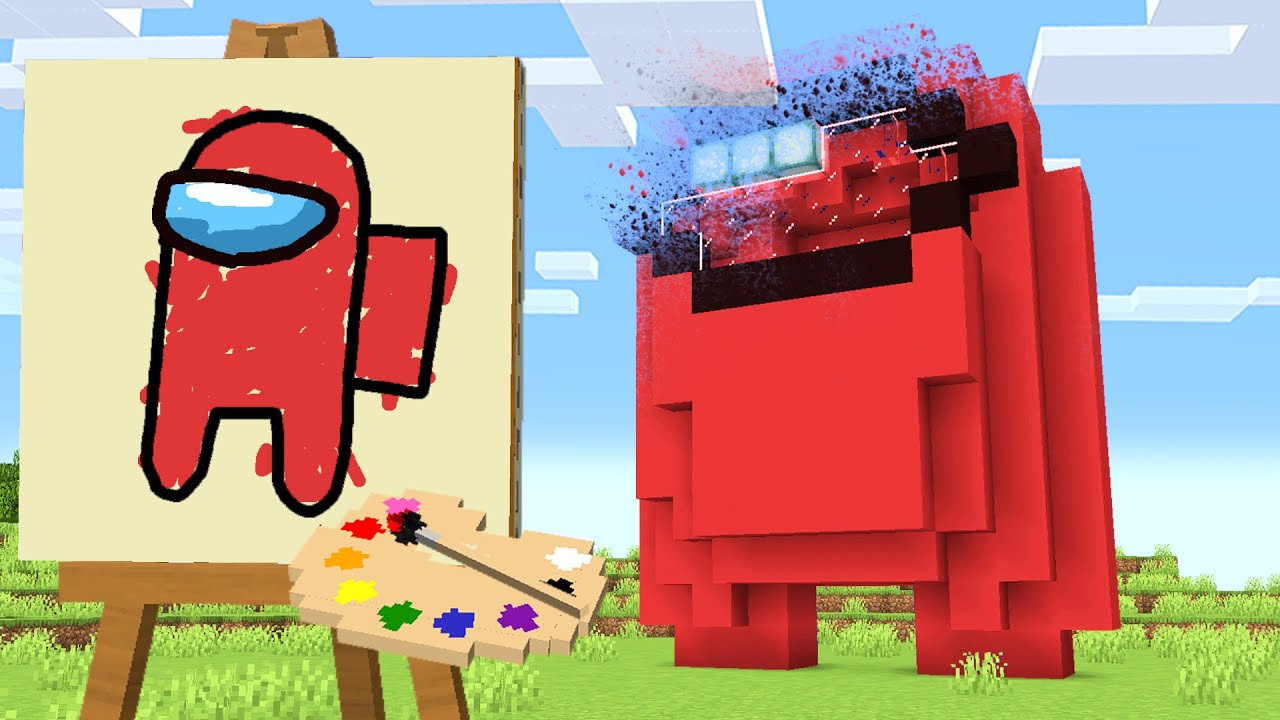 Minecraft but anything I Paint, I Get - Minecraft videos