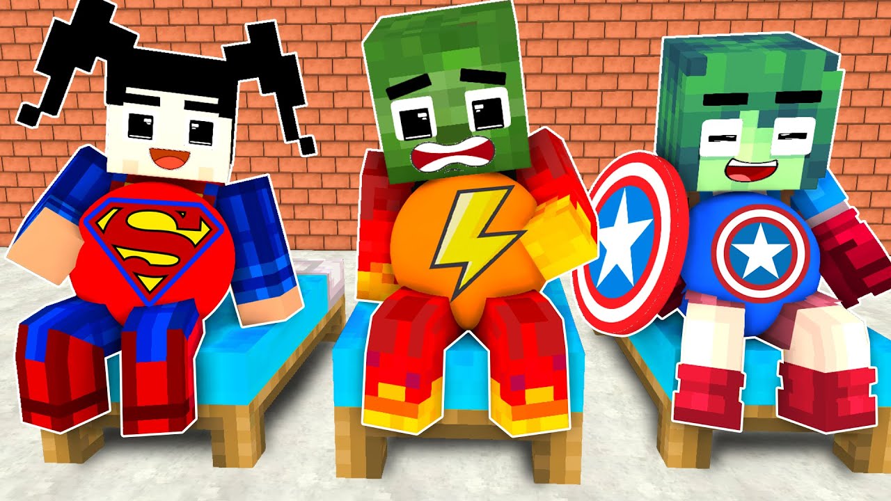 Monster School : Baby Zombie x Squid Game Doll SuperHeros Family ...