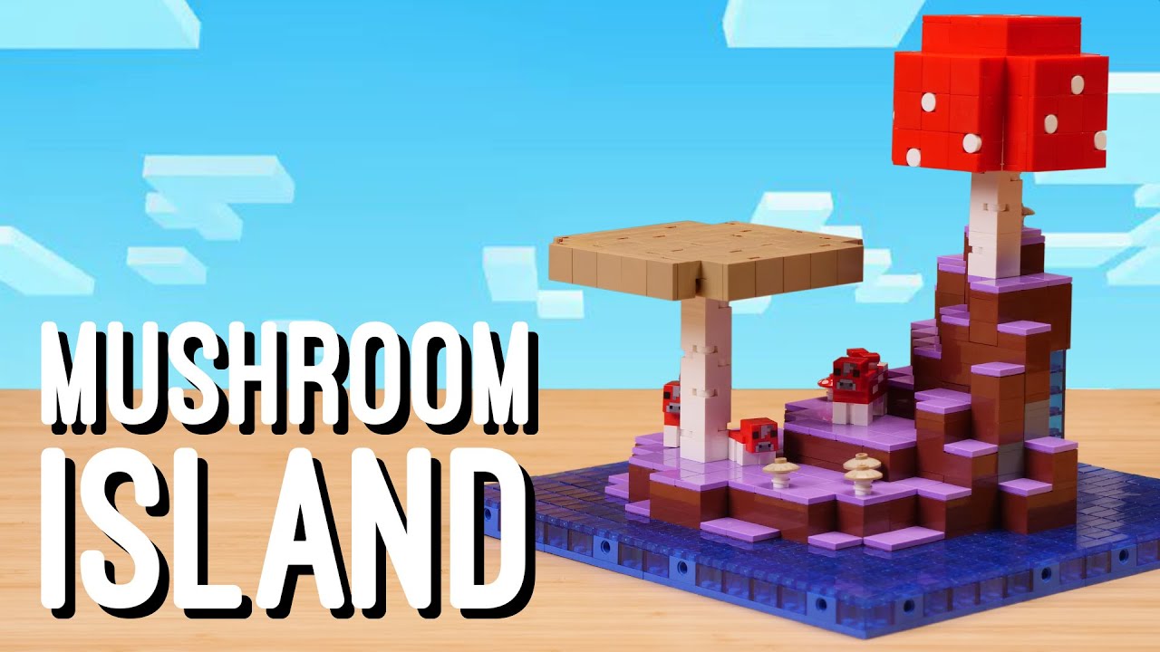 Mushroom Island! Custom LEGO Minecraft - Episode 9 - Minecraft videos