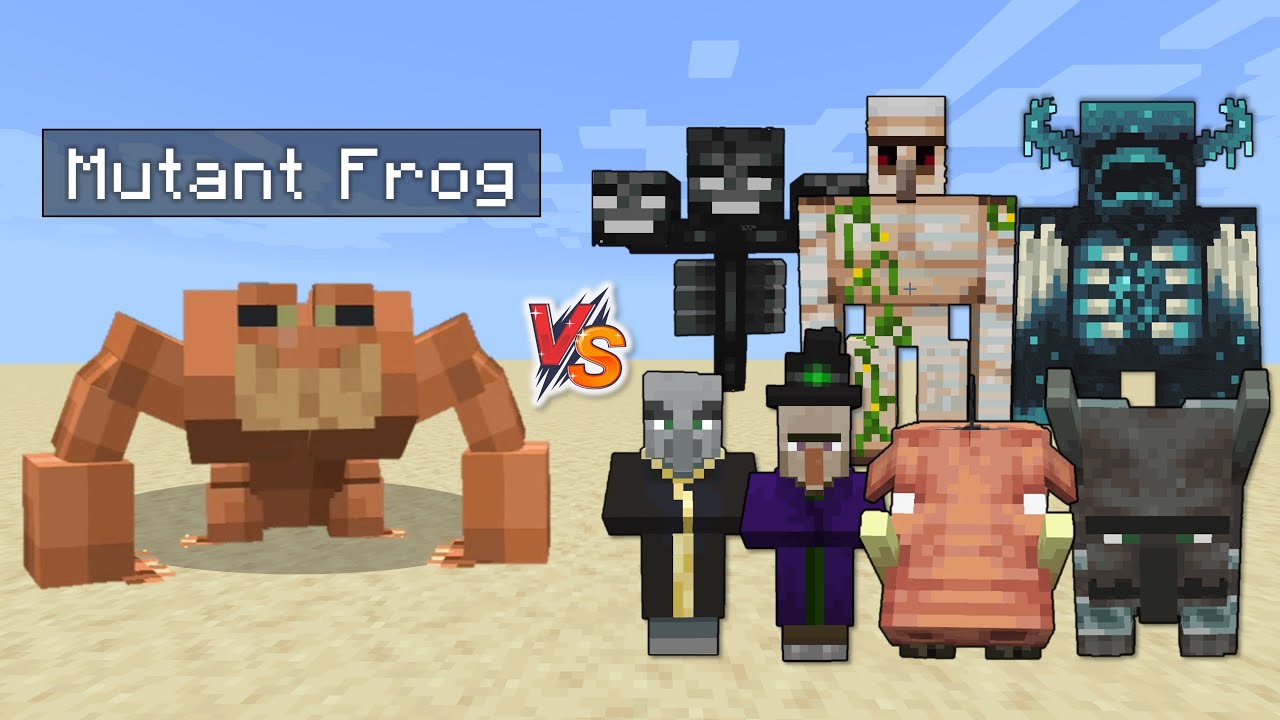 Mutant Frog vs Minecraft boss mobs - Mutant Frog vs Minecraft bosses ...