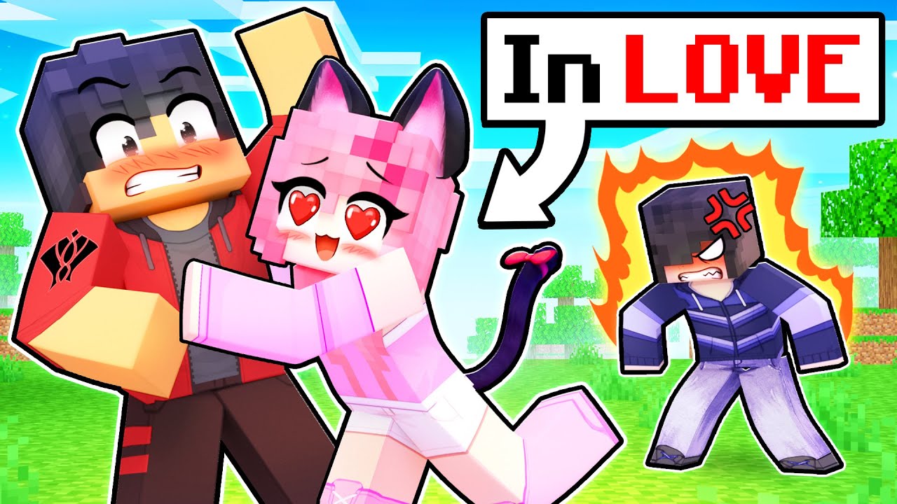 My Friends IN LOVE with MY CRUSH In Minecraft! - Minecraft videos