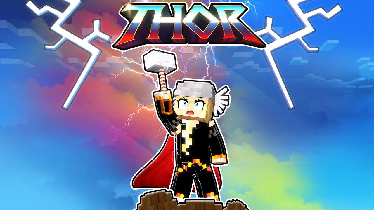 Playing as Minecraft’s First Girl THOR - Minecraft videos