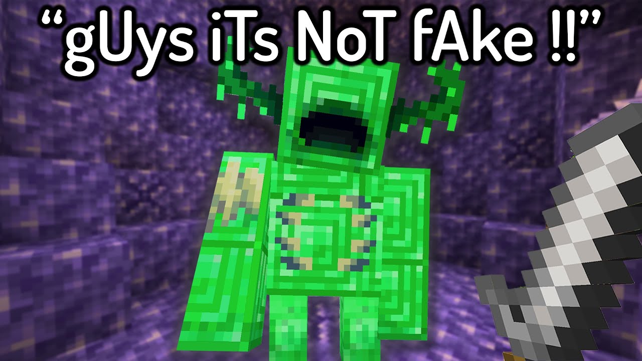 The FUNNIEST FAKE 1.19 Minecraft Speedruns... - Minecraft videos