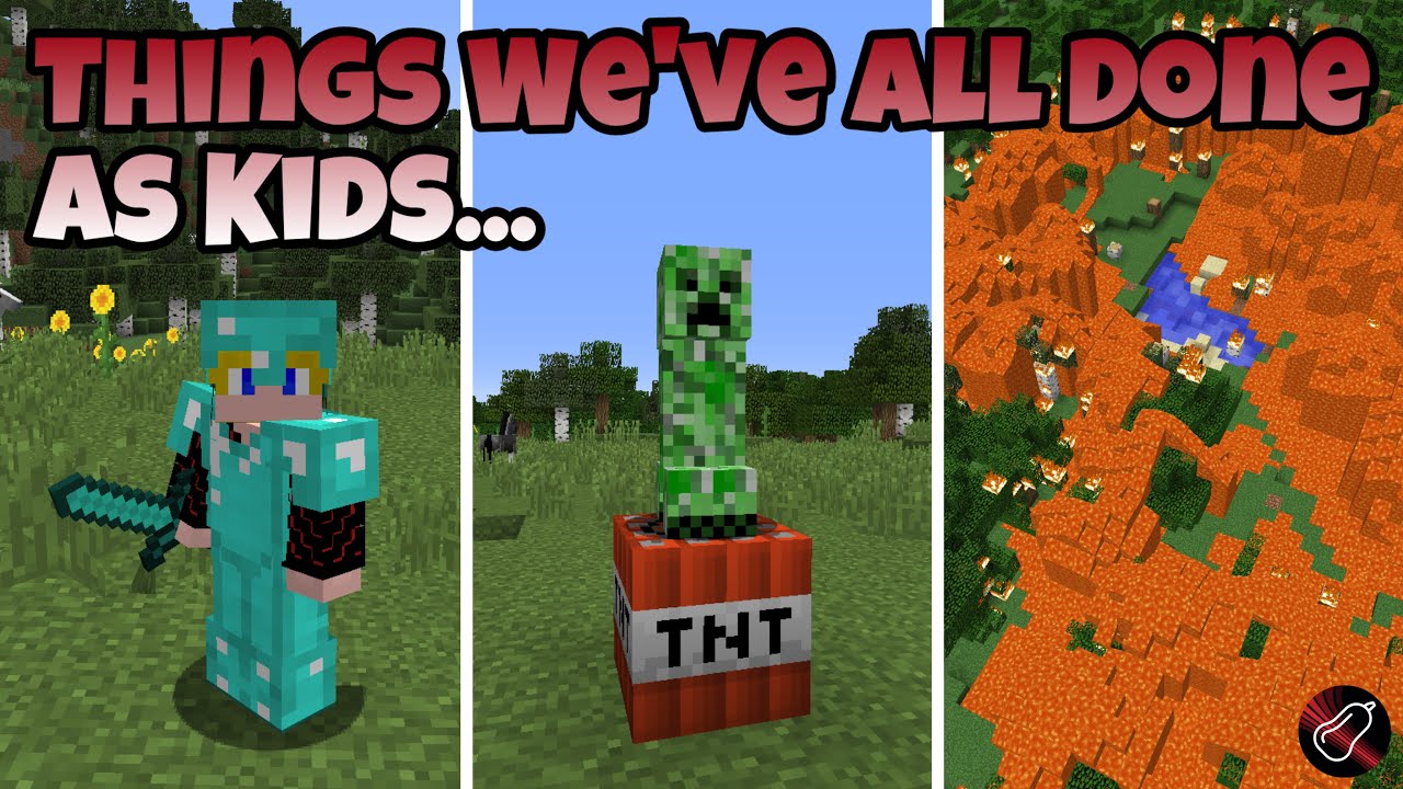 Things We've All Done as Kids in Minecraft! (Part 4) - Minecraft videos