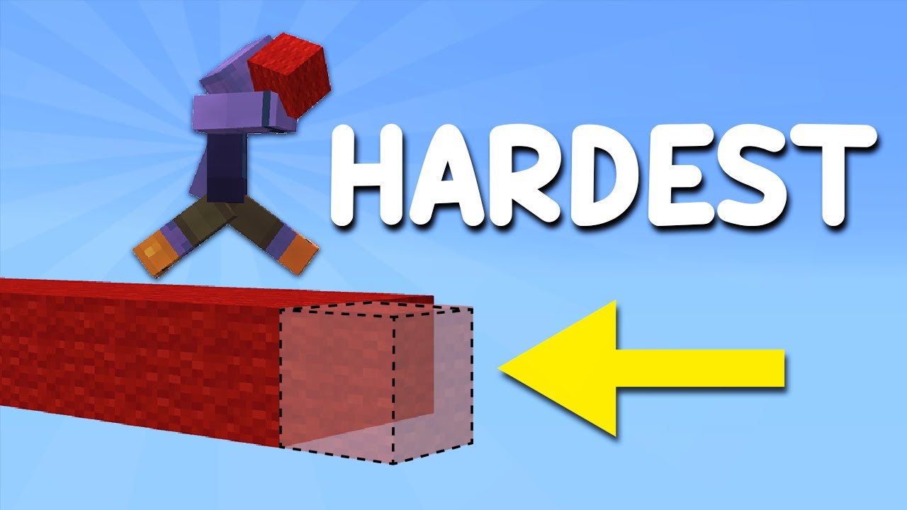 Trying Minecraft's IMPOSSIBLE Bridging Methods - Minecraft videos