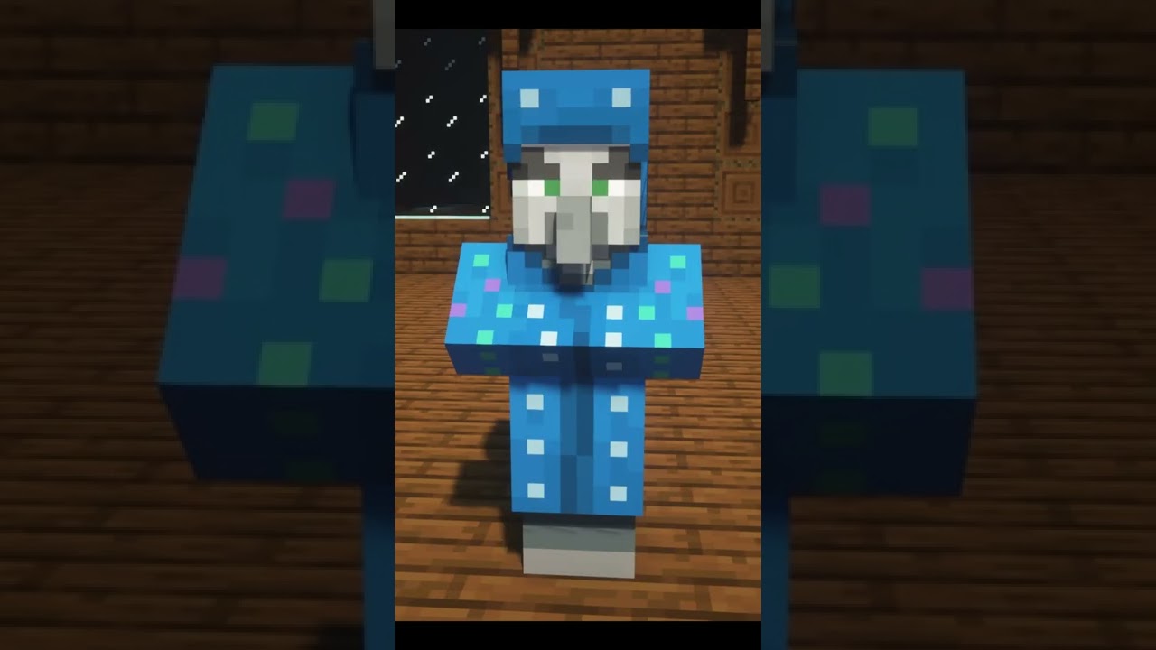 Ukryte moby w Minecraft ILUZJONER #Shorts - Minecraft videos