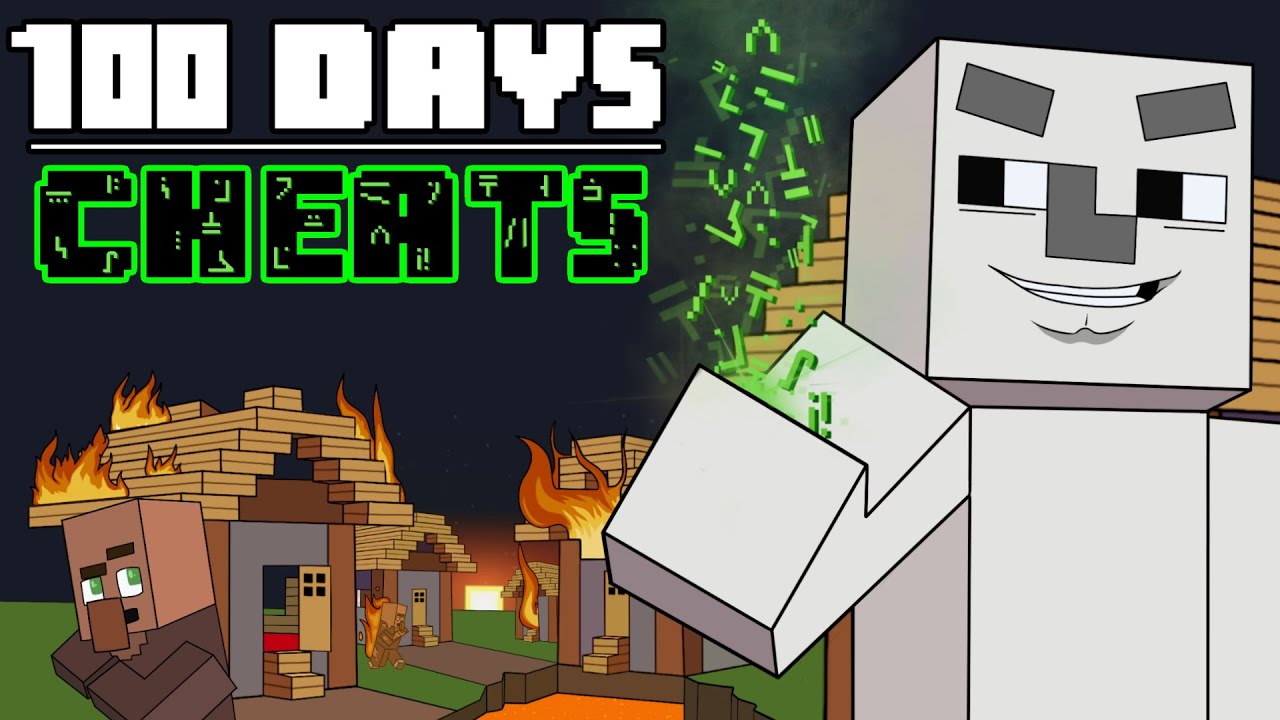 100 Days - [Minecraft with CHEATS] - Minecraft videos
