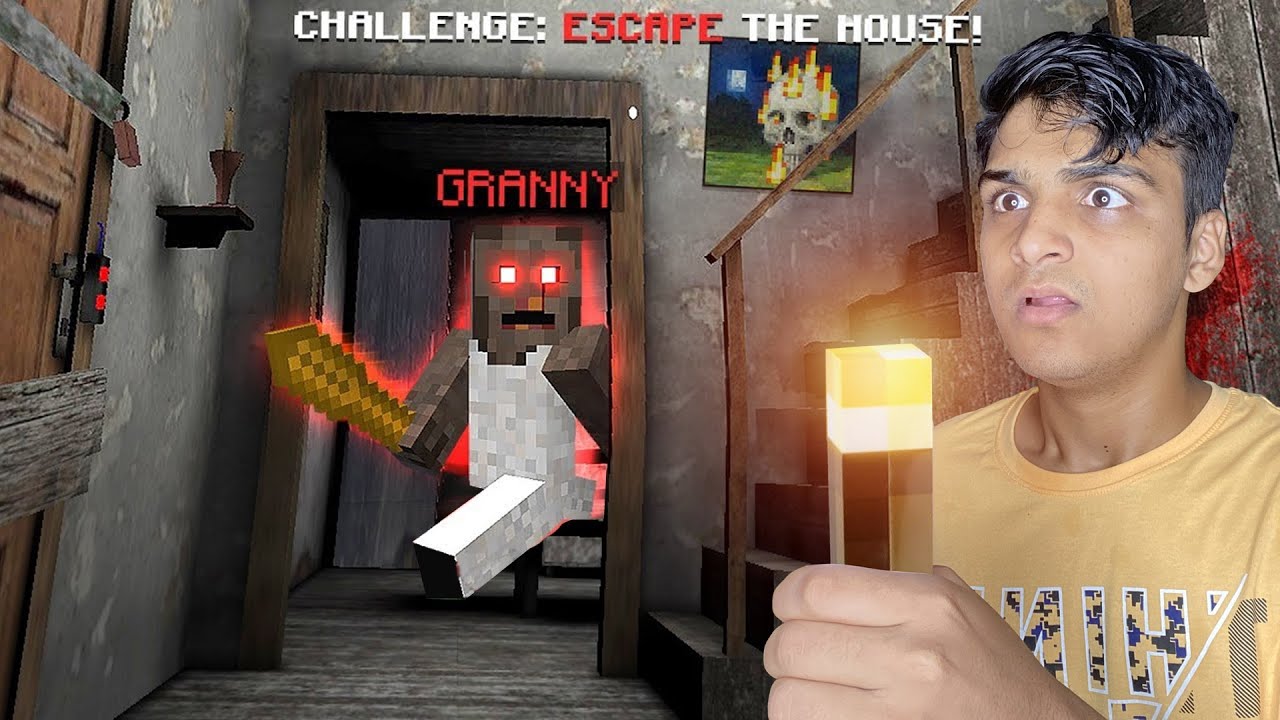 Can We Escape from Granny Minecraft Huanted House?? - Minecraft videos