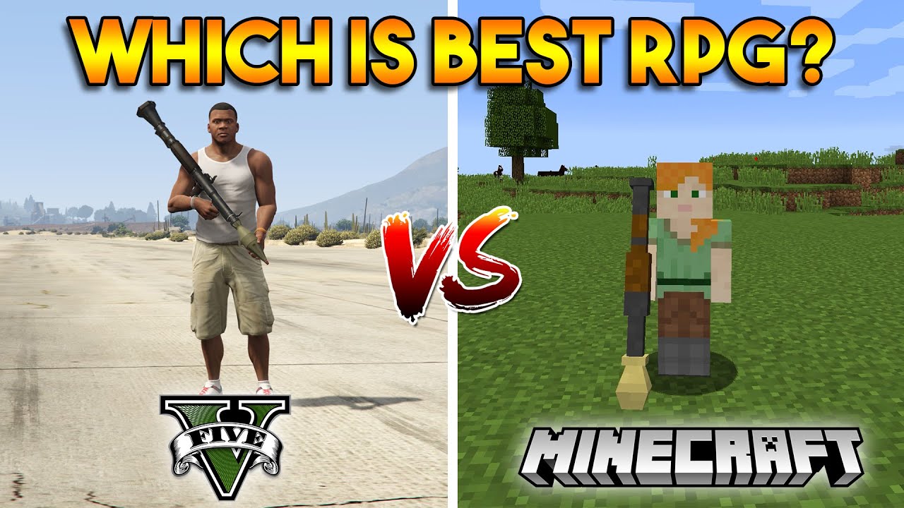GTA 5 RPG VS MINECRAFT RPG : WHICH IS BEST? - Minecraft videos