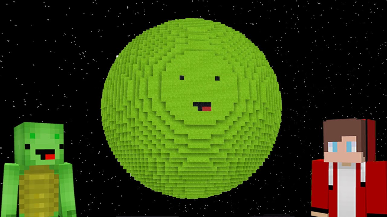 Giant Mikey Secret Planet in minecraft Thanks to Jay Jay and Mikey ...