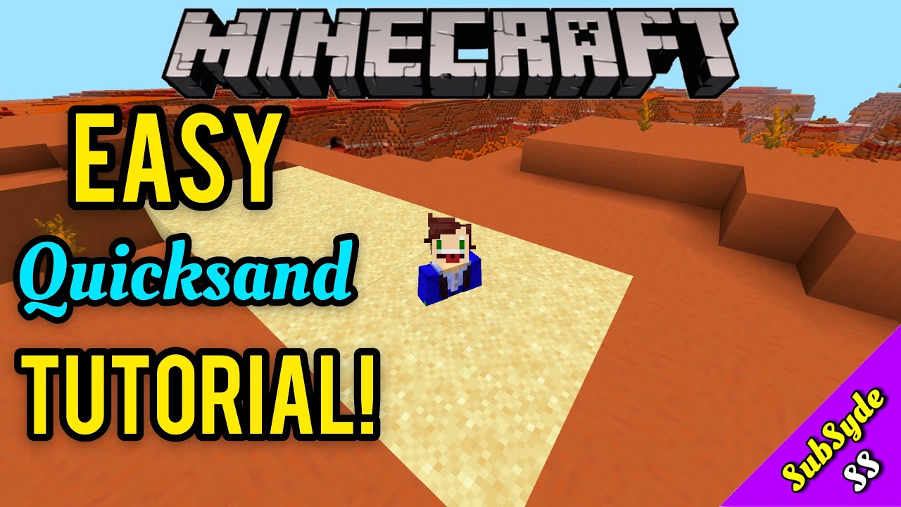How To Make Quicksand In Minecraft Minecraft Quicksand Tutorial how-to-make-quicksand-in-minecraft-minecraft-quicksand-tutorial