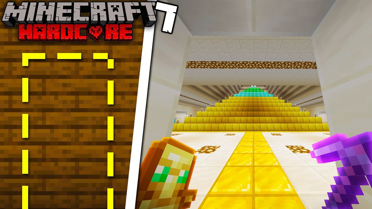 I Built THE ULTIMATE Secret Base in Minecraft Hardcore! - Minecraft videos