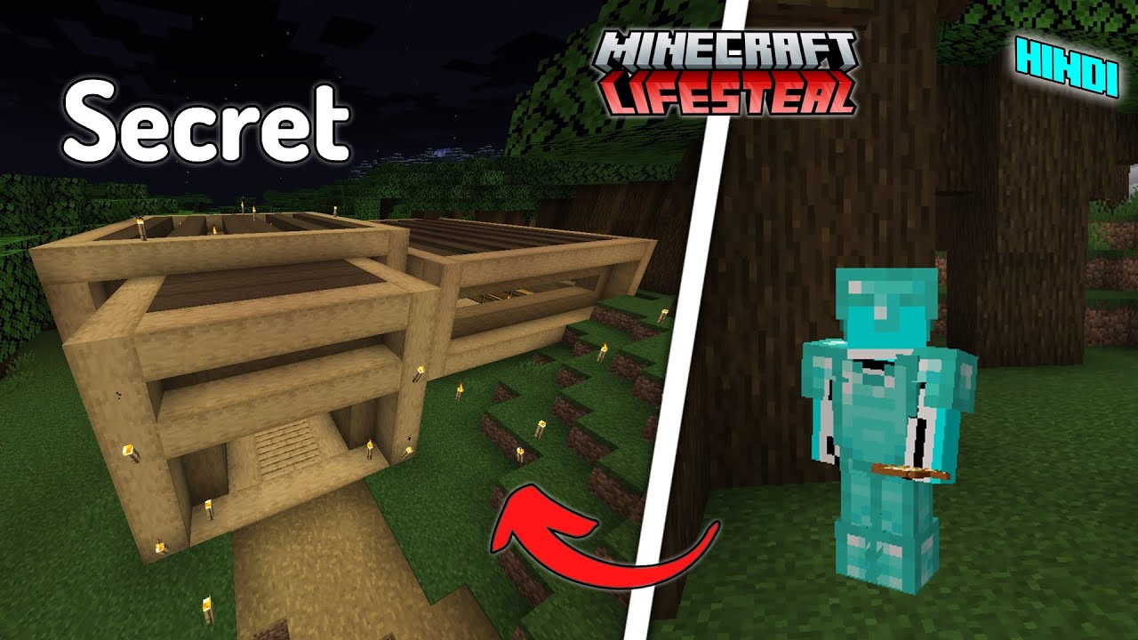 I Built a Secret Base in a Public Lifesteal SMP ( #1 ) - Minecraft videos
