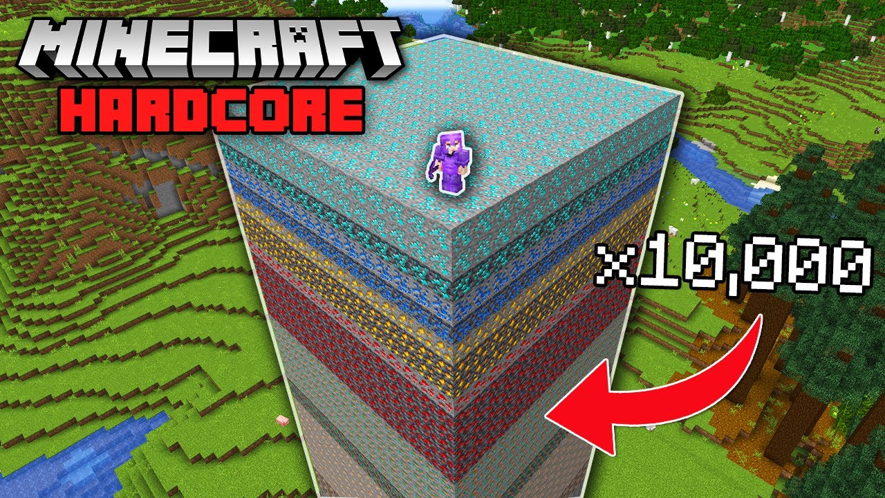 I Mined 10,000 Ores in Hardcore Minecraft 1.19 (#12) - Minecraft videos