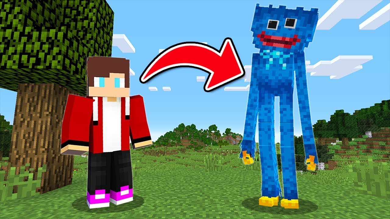 I Pranked My Friend As Huggy Wuggy in Minecraft - Minecraft videos