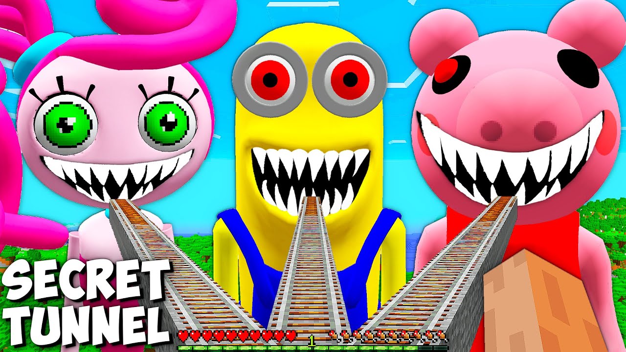 I found SECRET ROAD to PIGGY MINION MOMMY LONG LEGS in MINECRAFT of ...