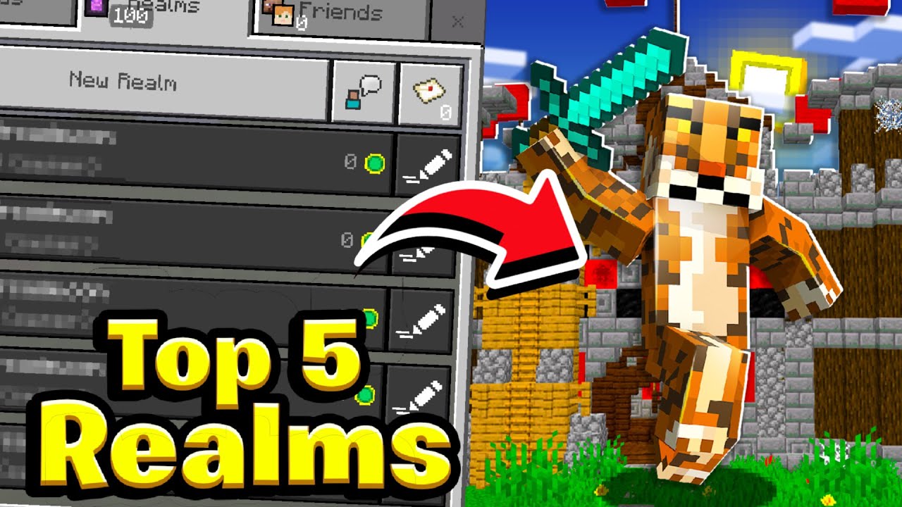 Minecraft Bedrock Edition Top 5 Best Realms 2020 [Xbox One/MCPE,PS4 ...