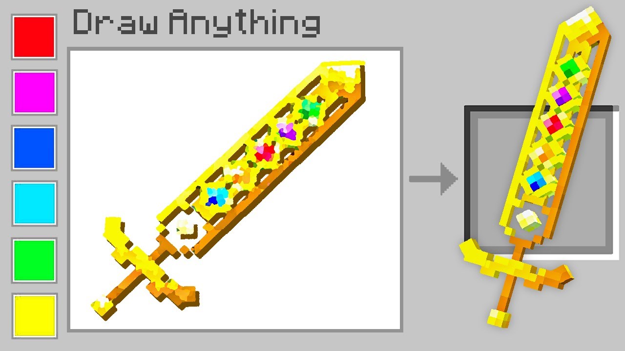 Minecraft But Anything You Draw Comes To Life Minecraft Videos