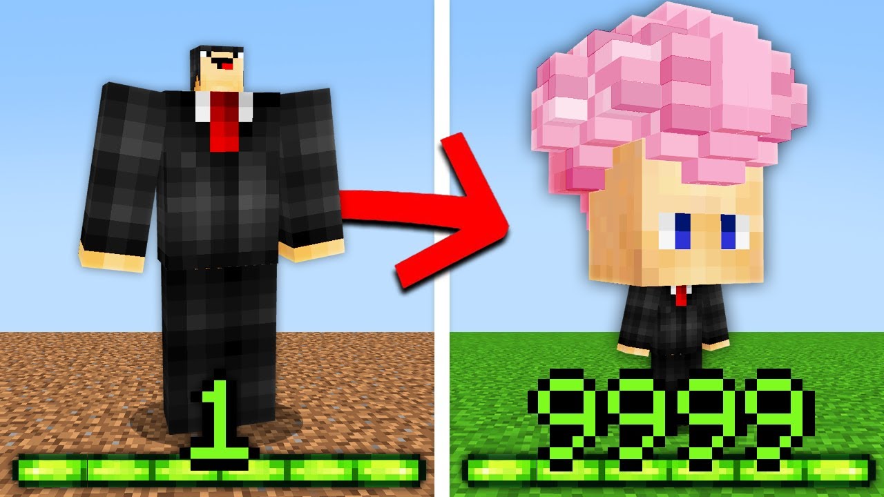 Minecraft, But Your XP = Your Brain... - Minecraft videos
