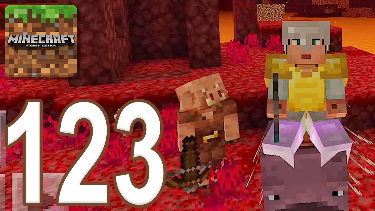 Minecraft: Pocket Edition - Gameplay Walkthrough Part 123 - Nether ...