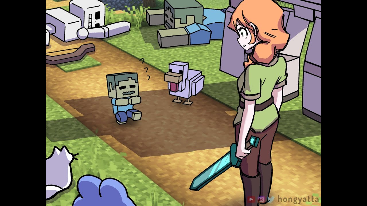 Minecraft Zombie Break Dance. [Sims cat break-dancing meme] - Minecraft ...