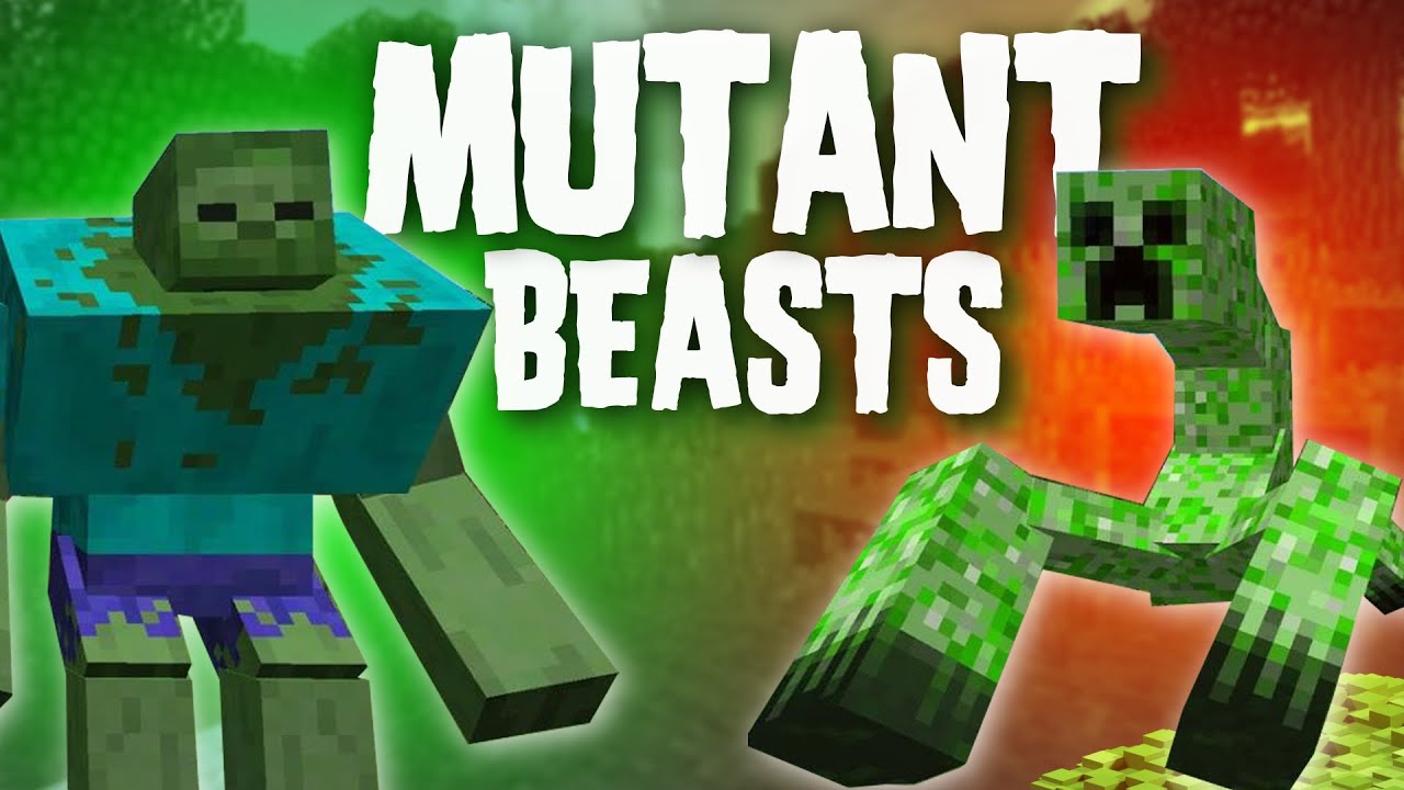 Minecraft mods Review - Mutant Beasts mod - One of the best minecraft mod - Minecraft videos