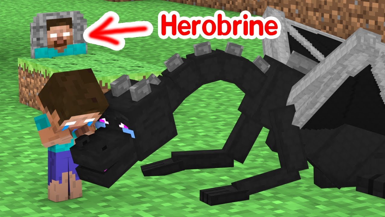 Monster School : Baby Herobine and Dragon Story - Minecraft Animation ...