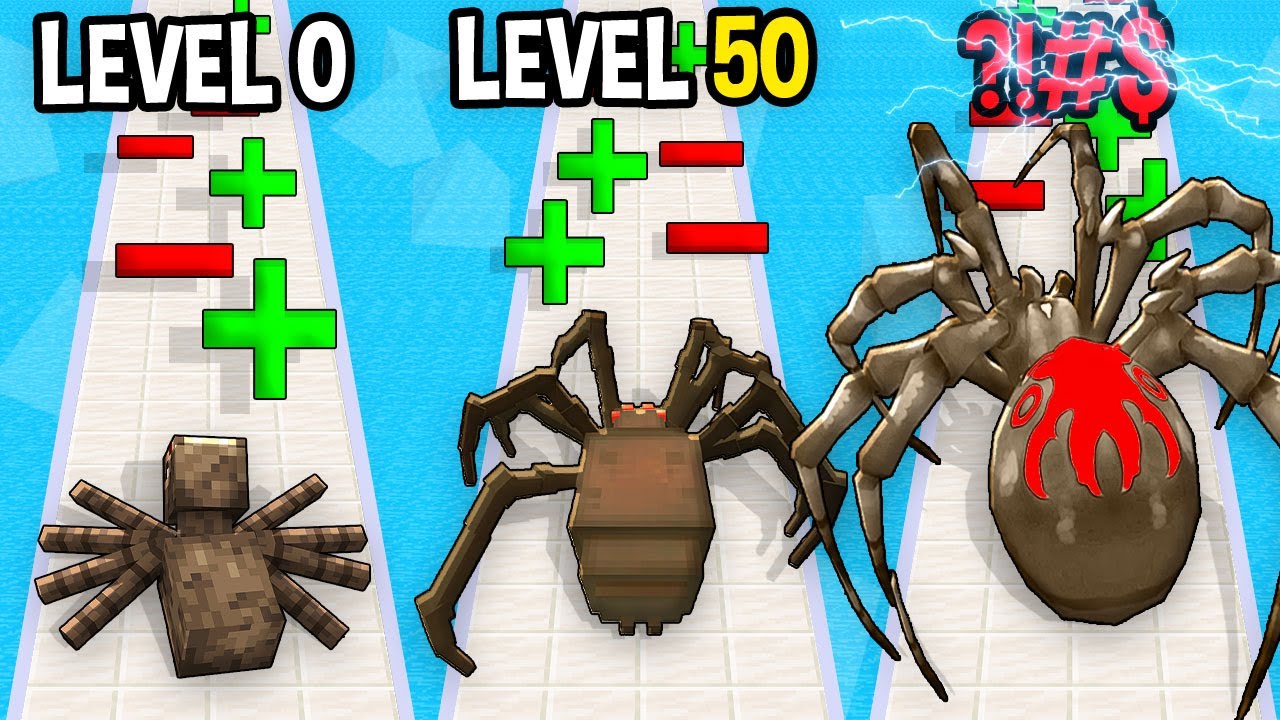Monster School: Spider Giant Rush Run GamePlay Mobile Game Runner Max ...